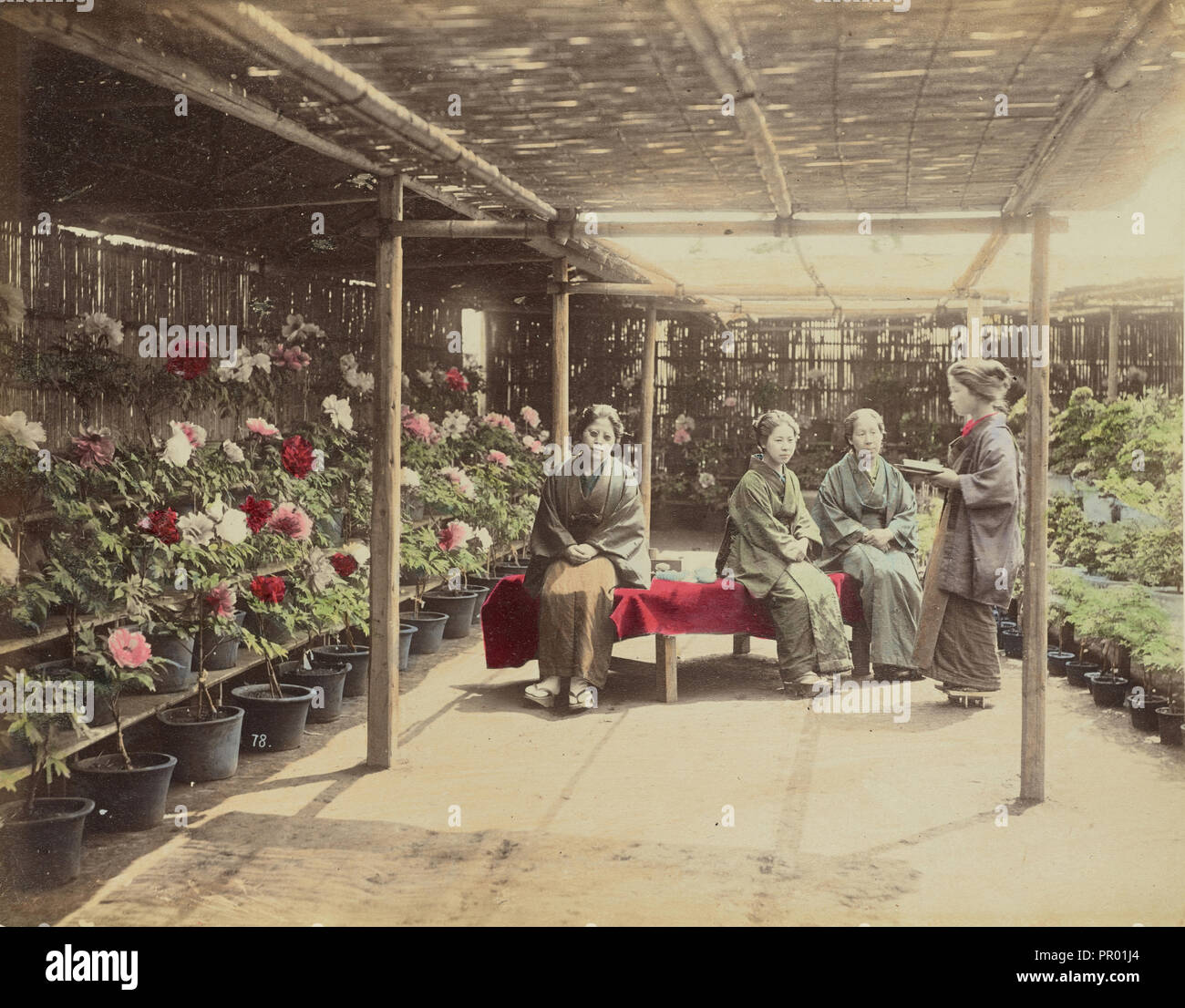 Flower Show; Kusakabe Kimbei, Japanese, 1841 - 1934, active 1880s ...