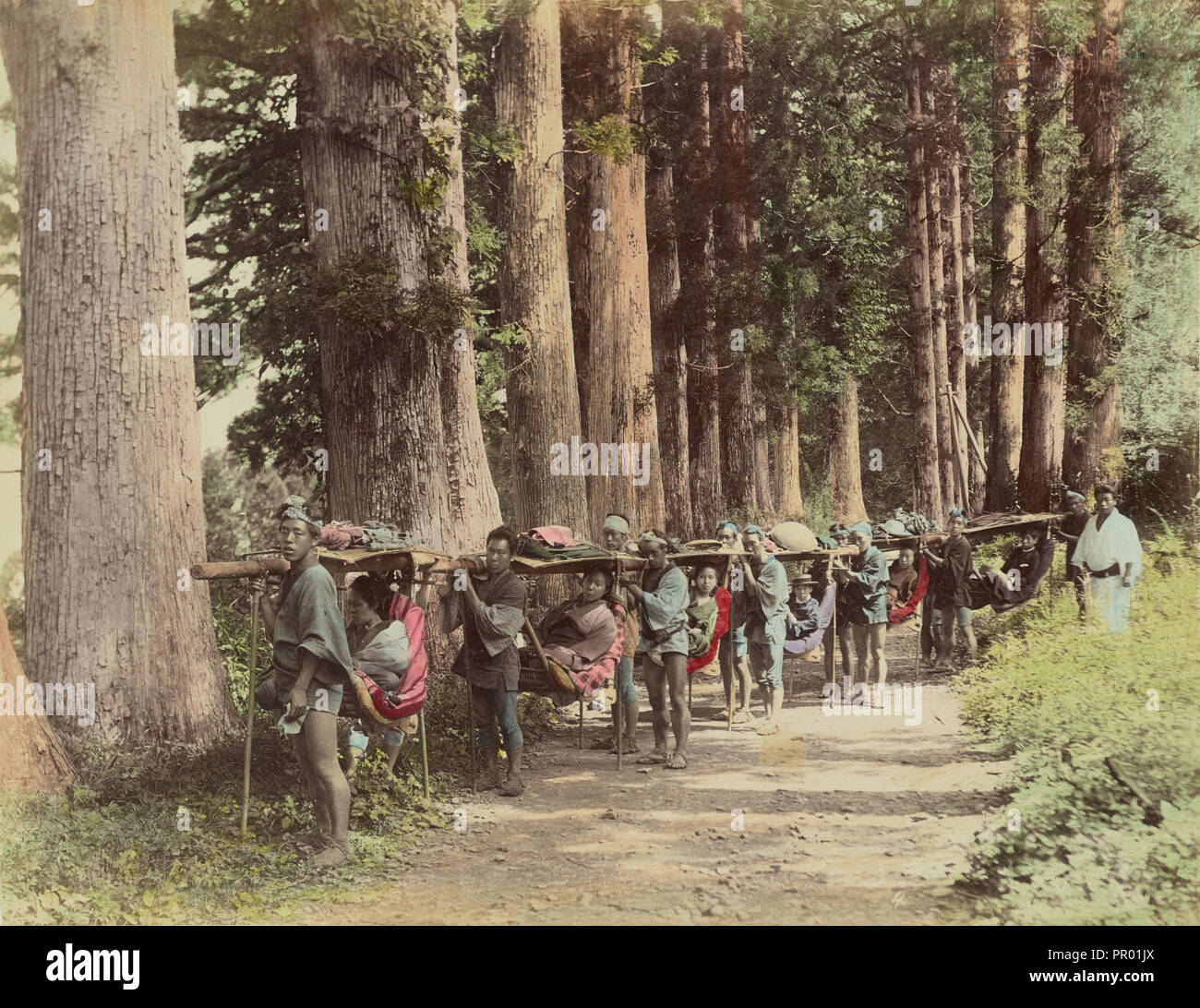 Kago Travelling Chair; Kusakabe Kimbei, Japanese, 1841 - 1934, active ...