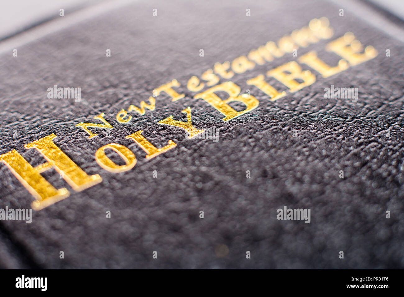 The Bible Opened. The holy bible close up Stock Photo - Alamy