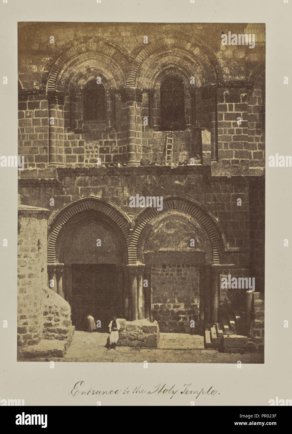 Entrance of the Holy Temple; Reverend George Wilson Bridges, English ...