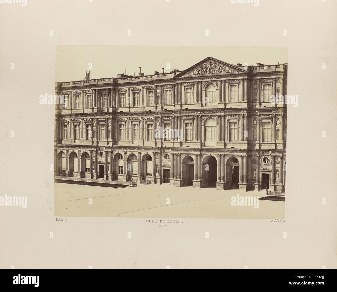 Edouard baldus louvre hi-res stock photography and images - Alamy