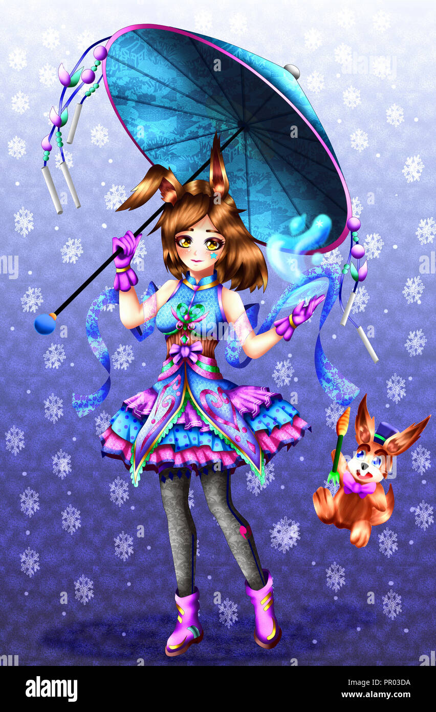 Anaya, is a character that belongs to the race man-rabbit, she has ...