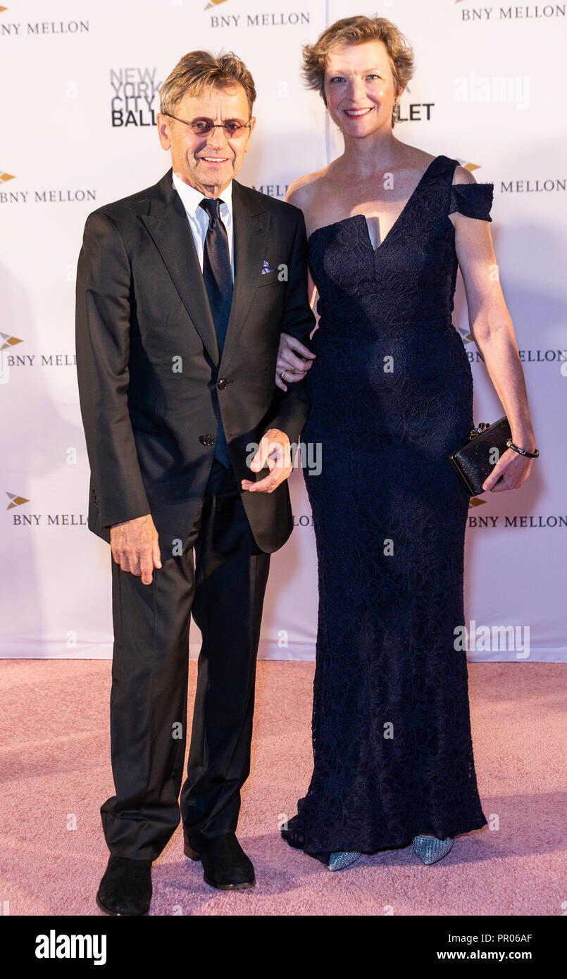 New York, United States. 27th Sep, 2018. Mikhail Baryshnikov, Lisa ...