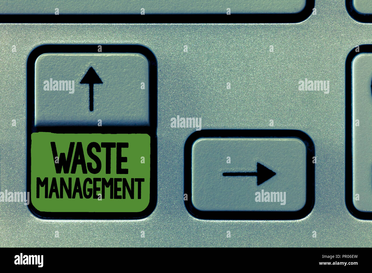 Handwriting text writing Waste Management. Concept meaning actions ...