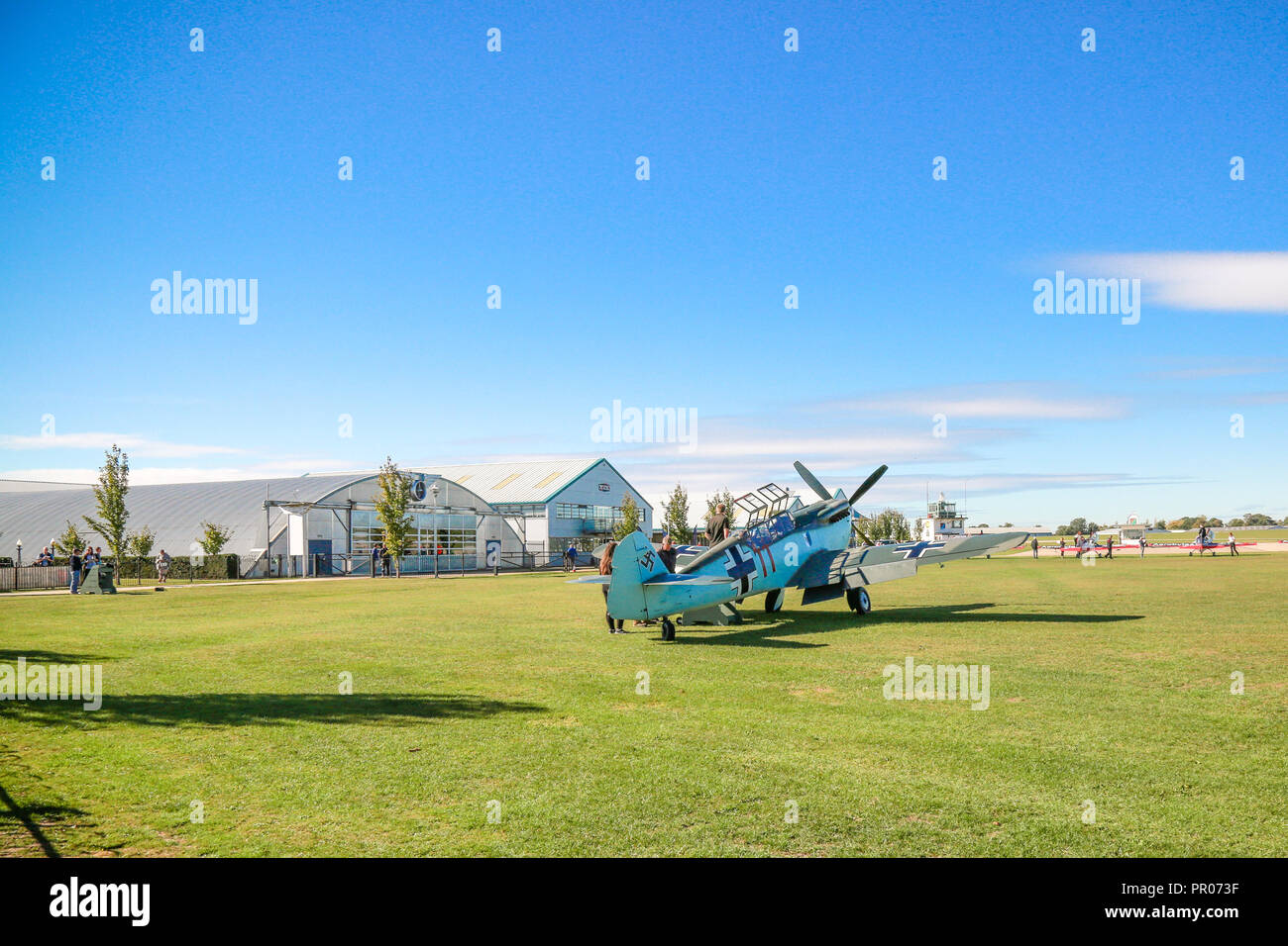 A Messerschmitt Me109 fighter aircraft used in WW2 Stock Photo - Alamy