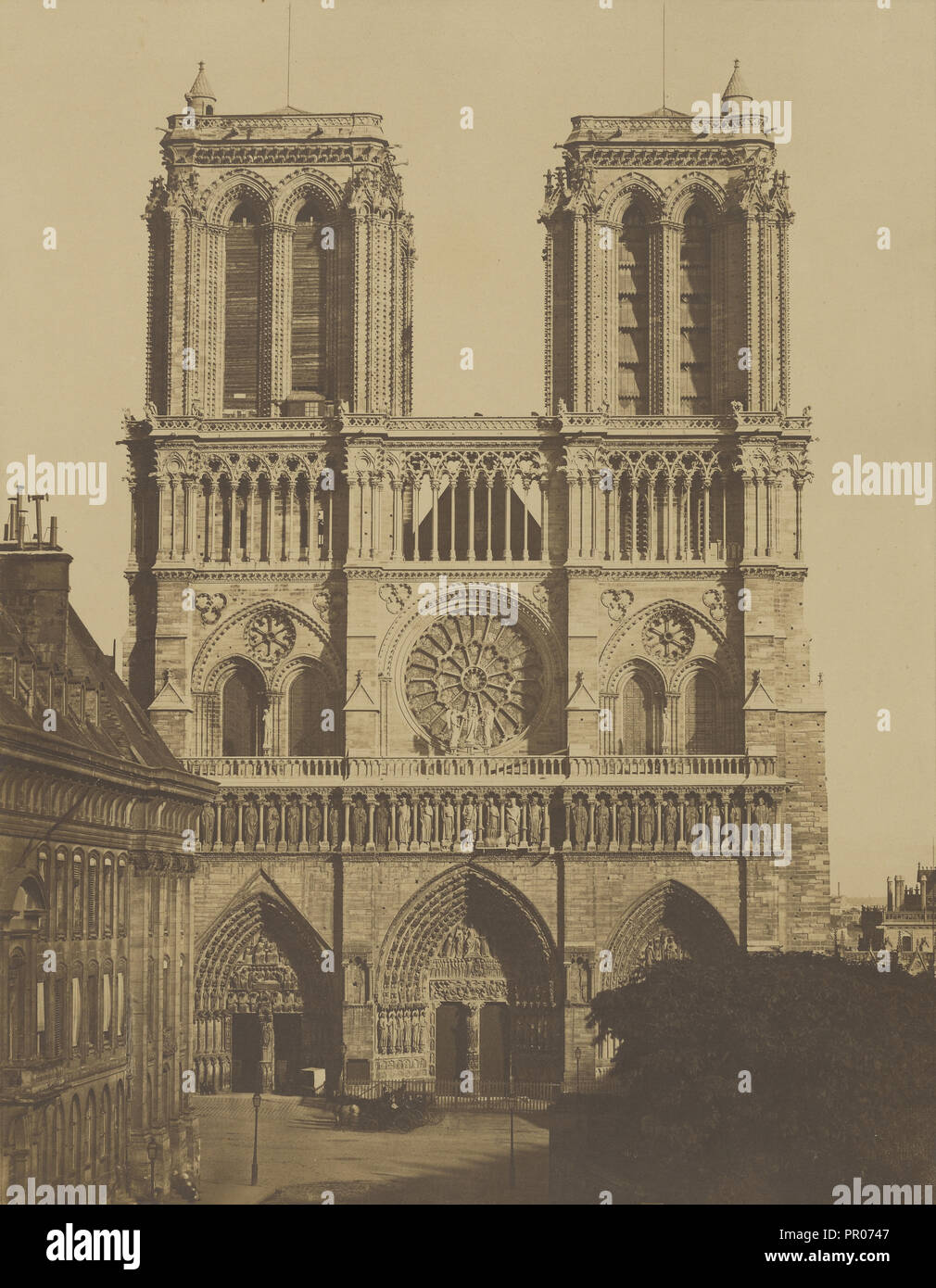 Notre Dame de Paris; Édouard Baldus, French, born Germany, 1813 - 1889 ...