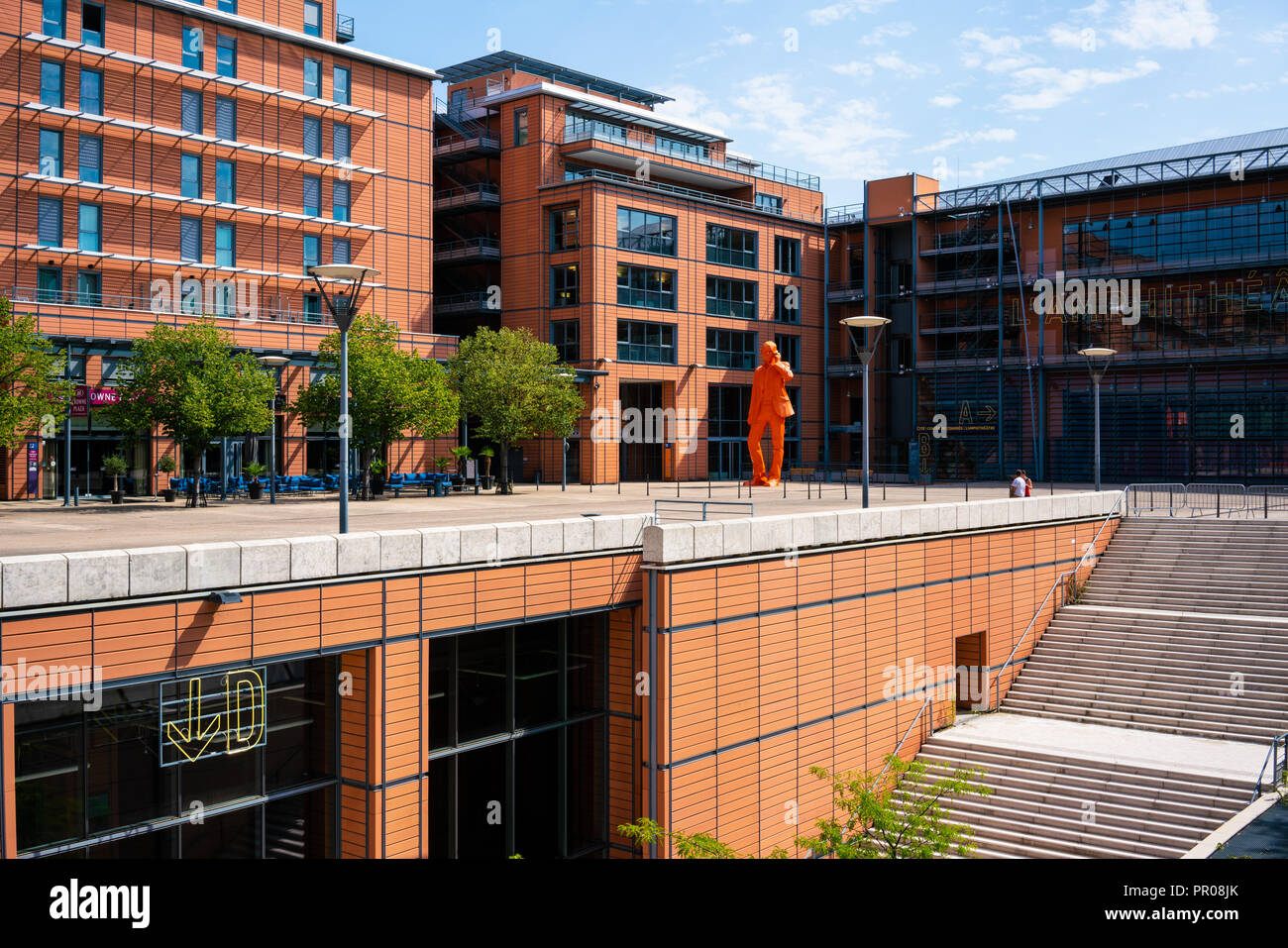 3 August 2018, Lyon France : view of Cite Internationale or ...