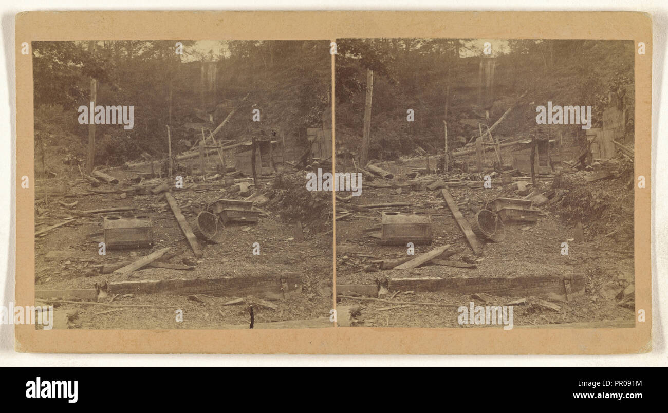 Lungen Murder, Cayuga Lake, New York; American; about 1860; Albumen ...