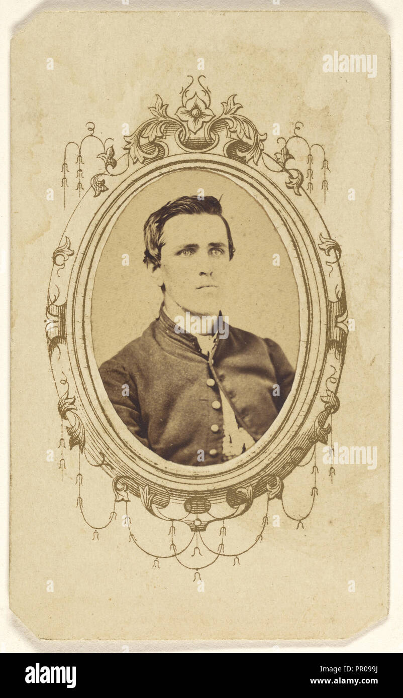 soldier; Robert Ewing & Company; about 1865; Albumen silver print Stock ...