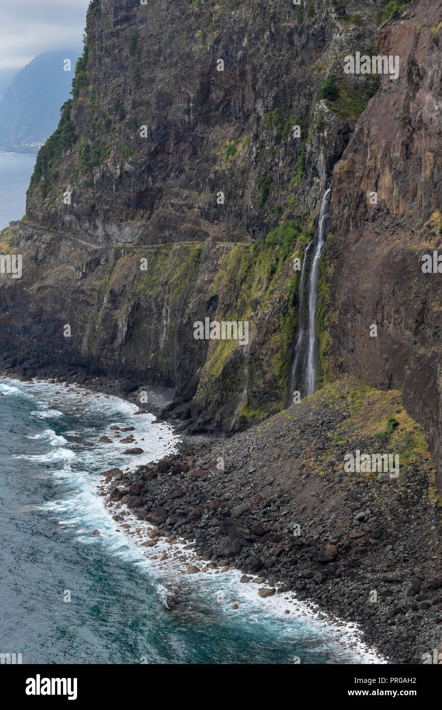 Waterfall into ocean hi-res stock photography and images - Alamy