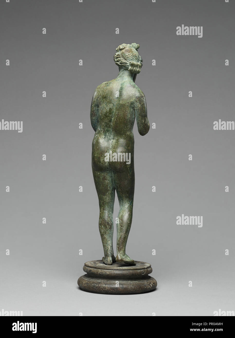 Statuette of Venus; Roman Empire; 1st - 2nd century; Bronze with silver ...