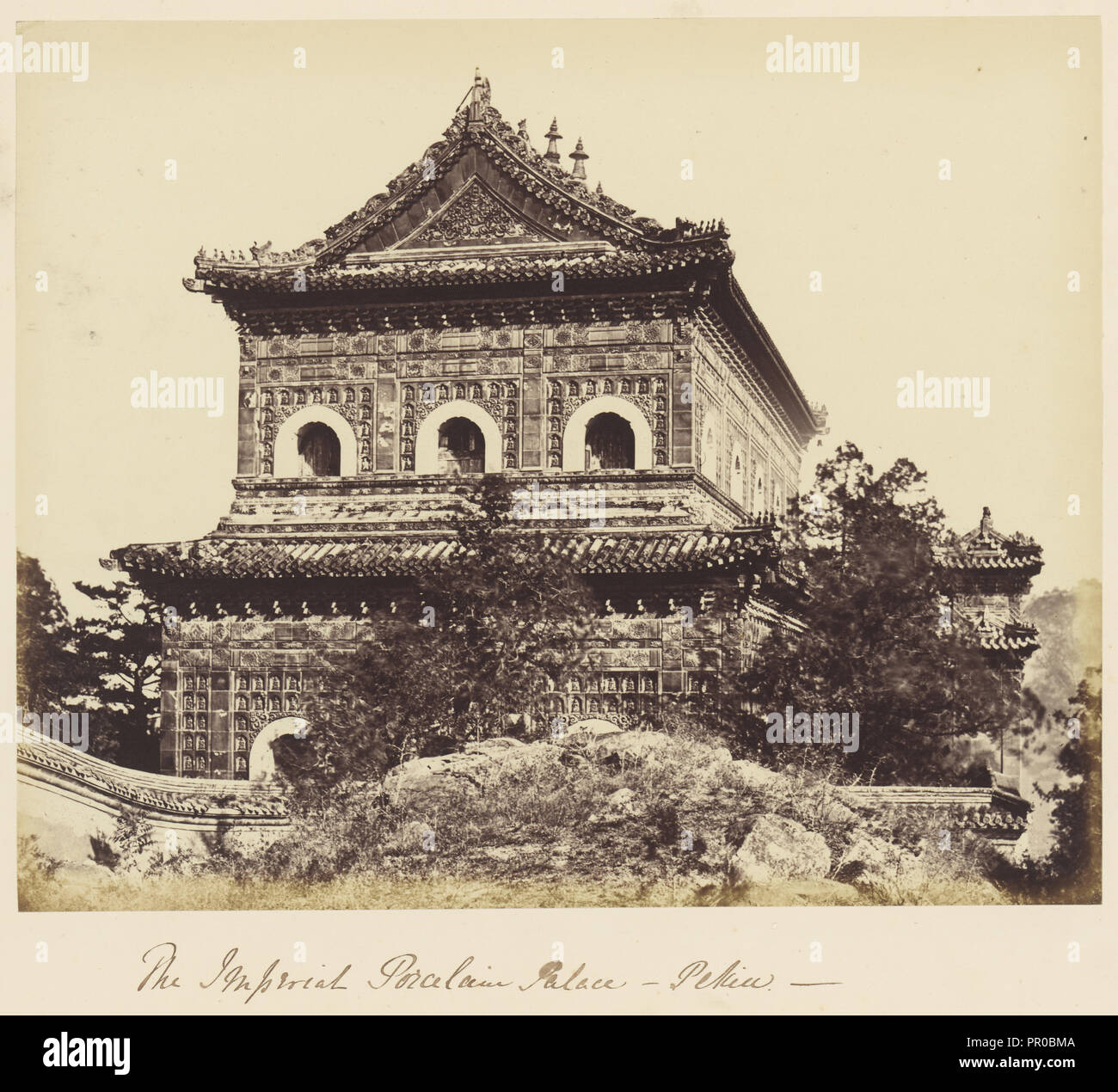 The Imperial Porcelain Palace, Peking; Felice Beato, 1832 - 1909, China ...