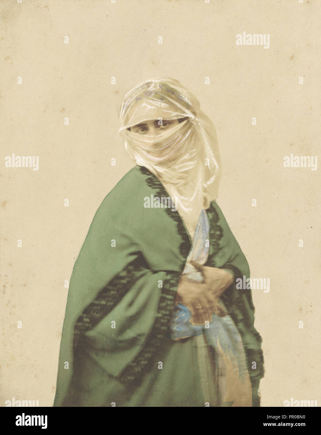 A Turkish Woman in Outdoor Dress; James Robertson, English, 1813 - 1888 ...