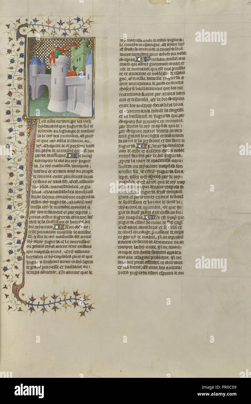 Jugurtha, King of Numidia, Thrown from His Roman Prison into the Tiber ...