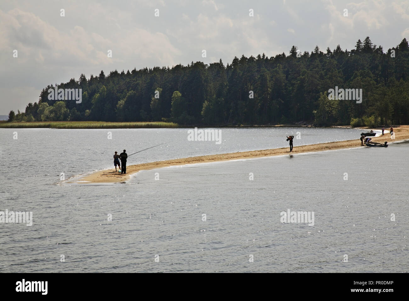 Lake Seliger near Ostashkov. Tver oblast. Russia Stock Photo - Alamy