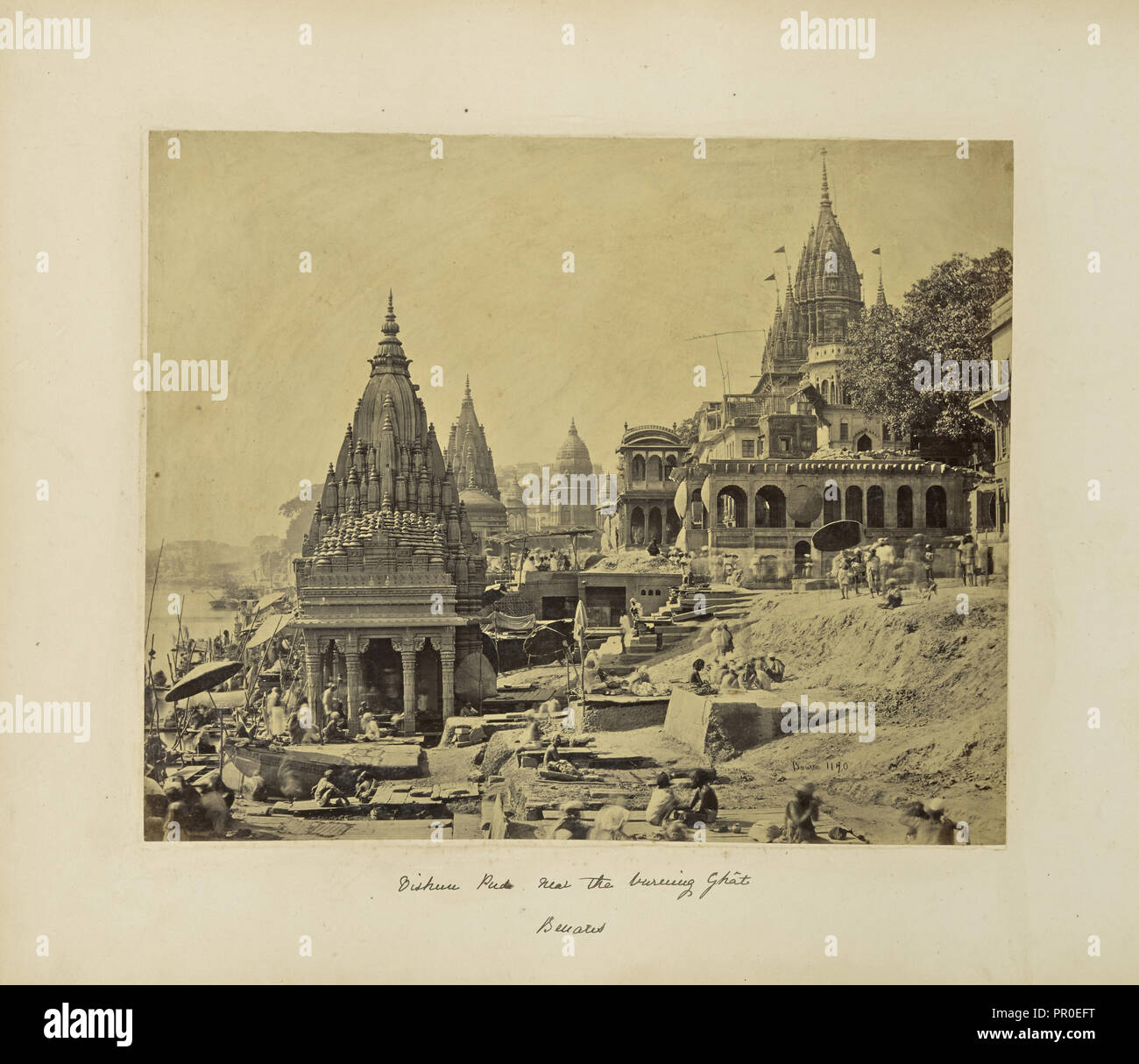 Benares; Vishnu Pud and other Temples near the Burning Ghat; Samuel ...