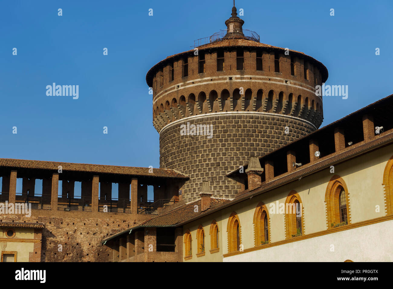 Medieval Castle Round Tower