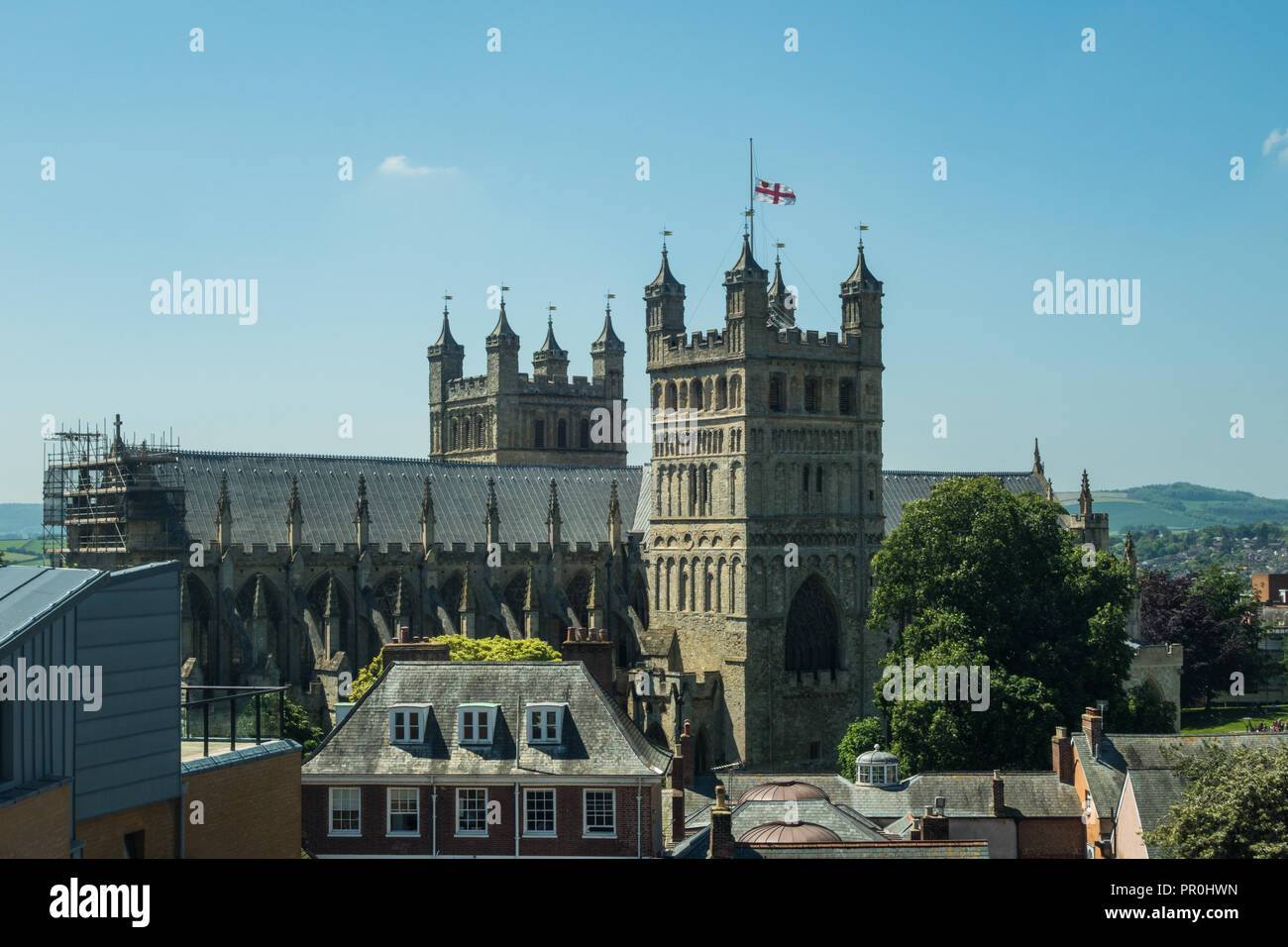 Cathedral square exeter hi-res stock photography and images - Alamy
