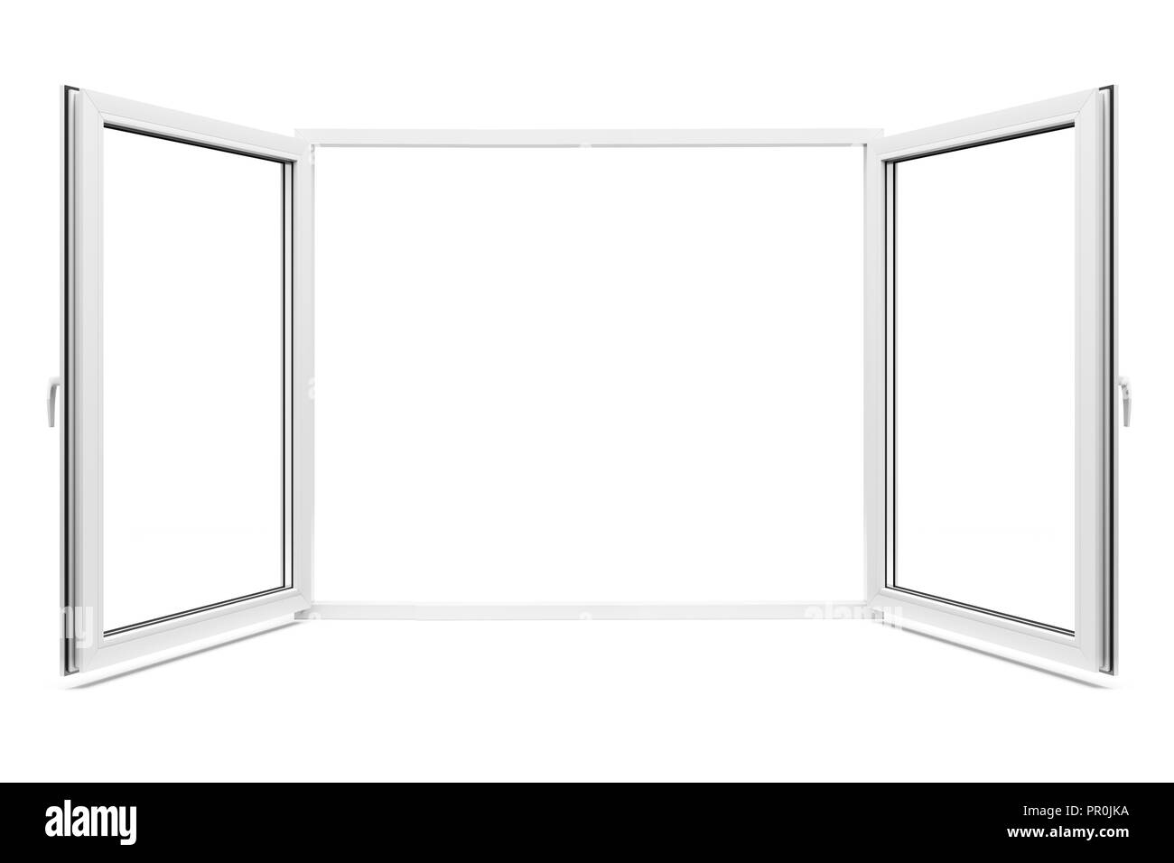 Single window frame Cut Out Stock Images & Pictures - Alamy