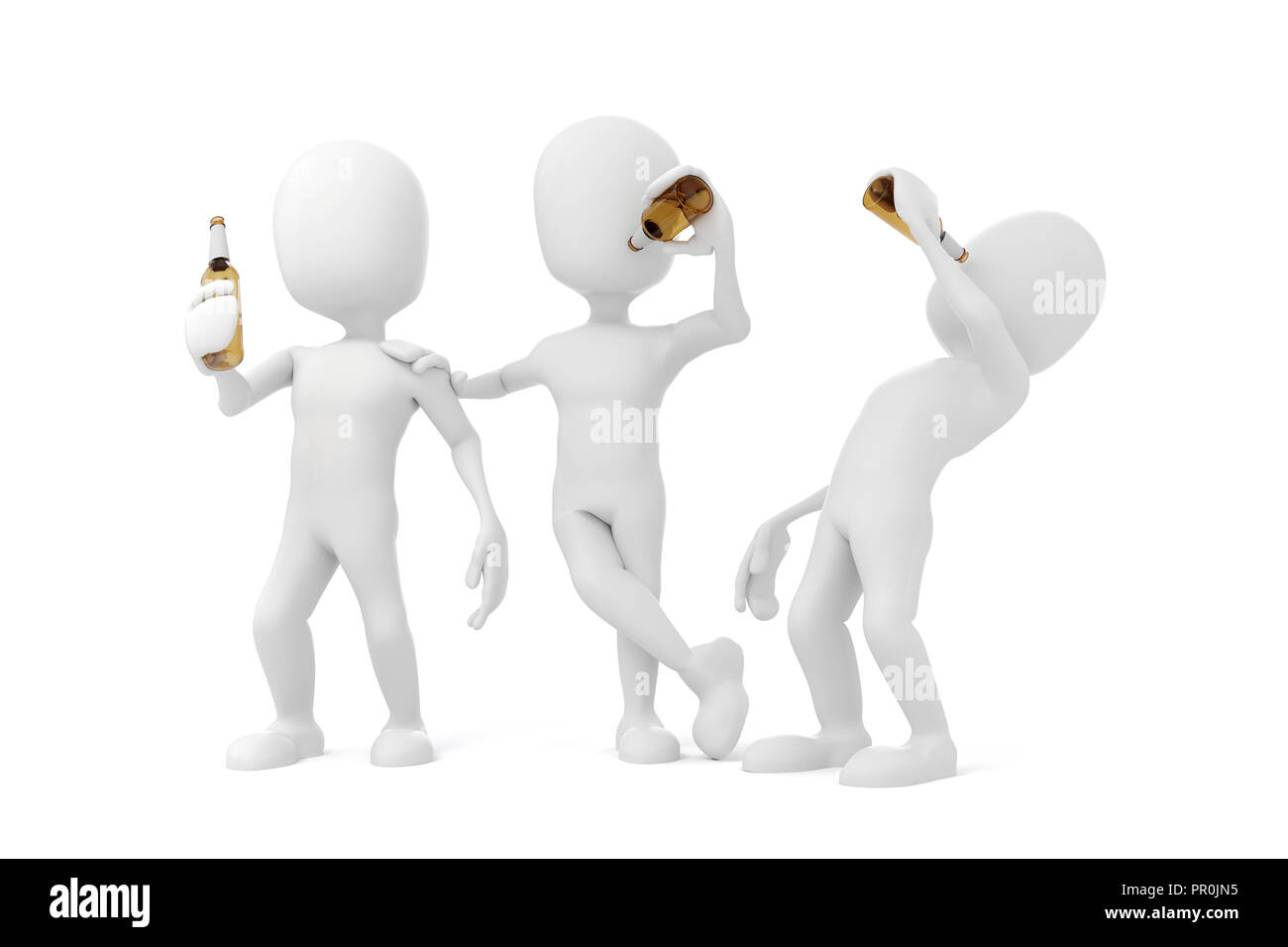 3d man drinking Stock Photo - Alamy