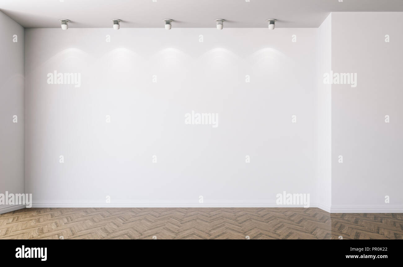 Empty interior white walls hi-res stock photography and images - Alamy