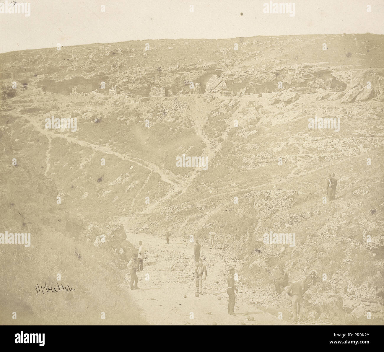 Woronzoff Ravine. The Road to the Trenches; James Robertson, English ...