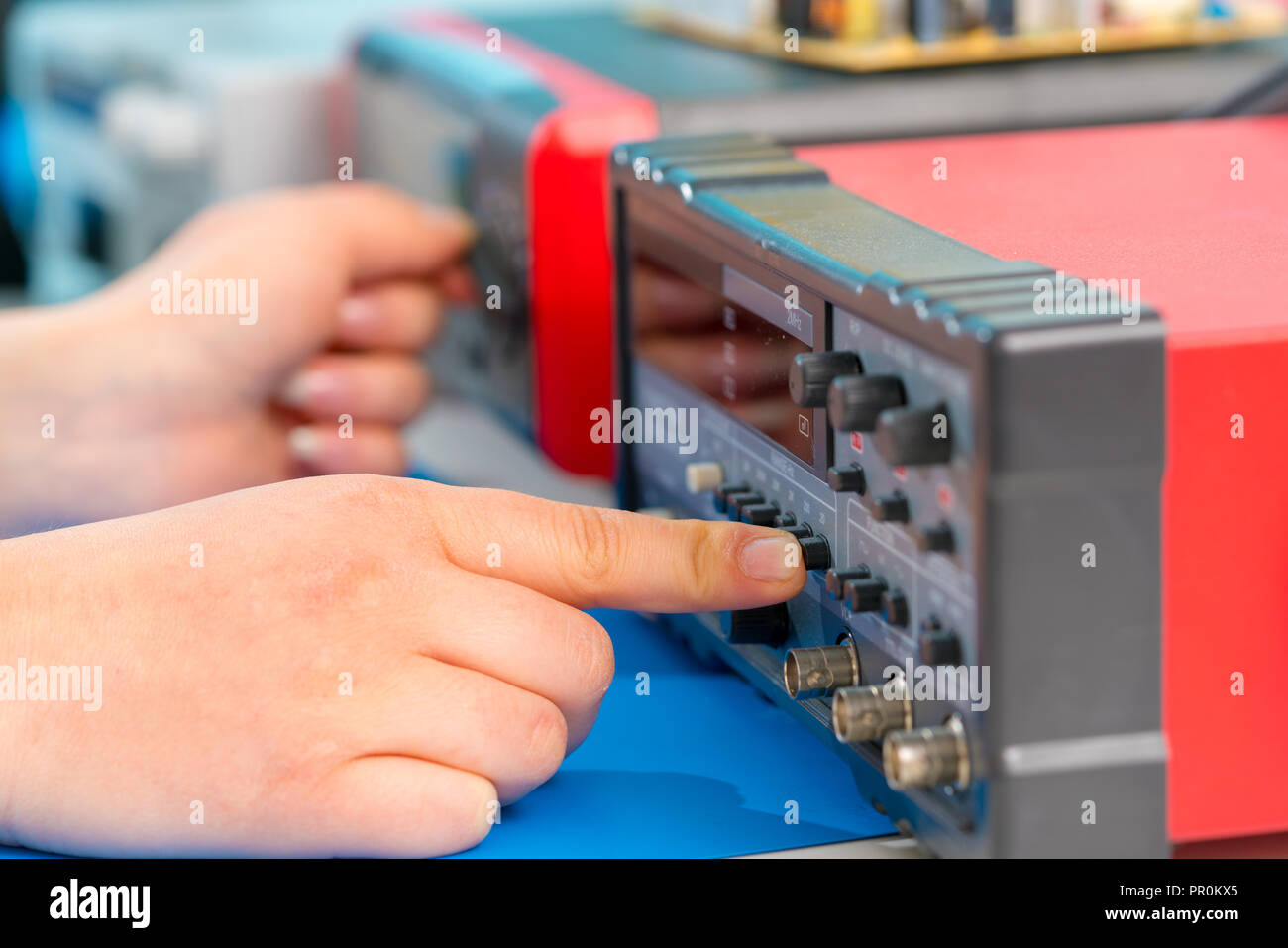 Digital insulation tester hi-res stock photography and images - Alamy