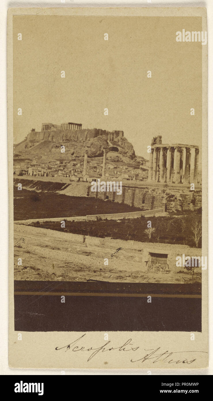 Necropolis, Athens; Dimitrios Constantin, Greek, active 1858 - 1860s ...