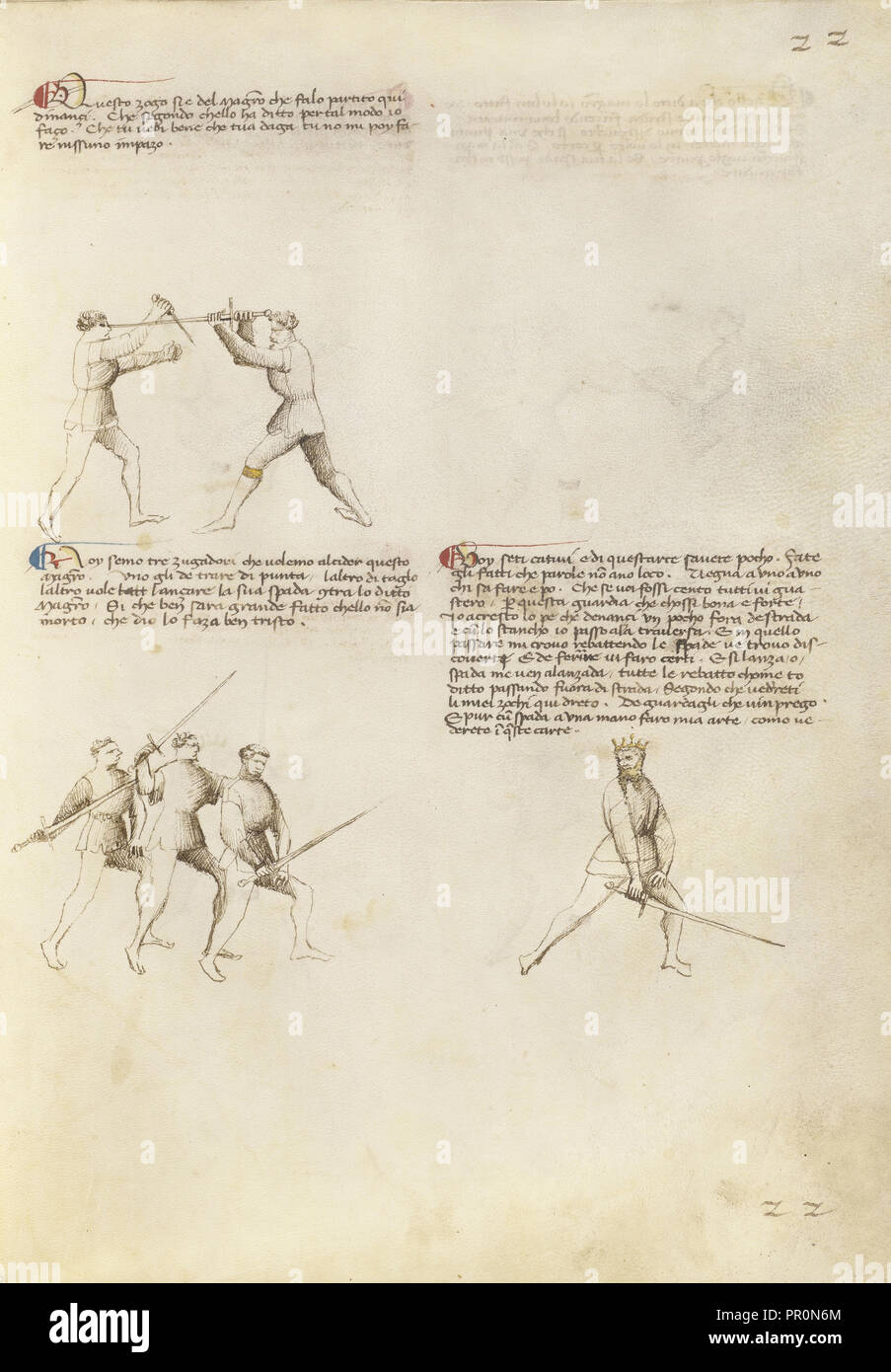 Combat with Dagger and Sword; Fiore Furlan dei Liberi da Premariacco ...