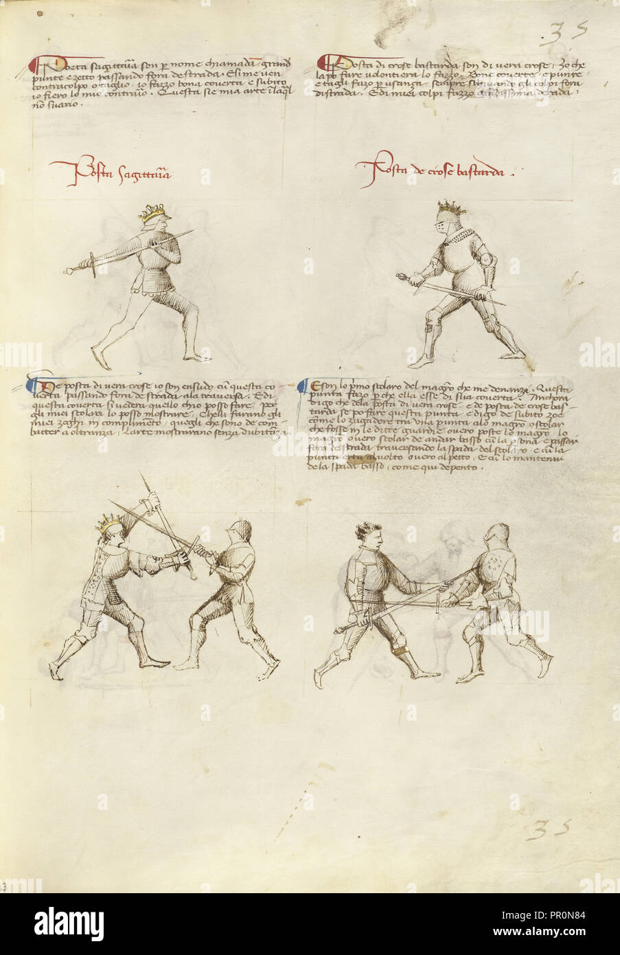 Combat with Sword; Fiore Furlan dei Liberi da Premariacco, Italian ...