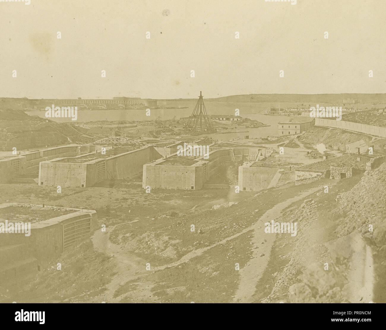 Russian Docks, Sebastopol; James Robertson, English, 1813 - 1888 ...