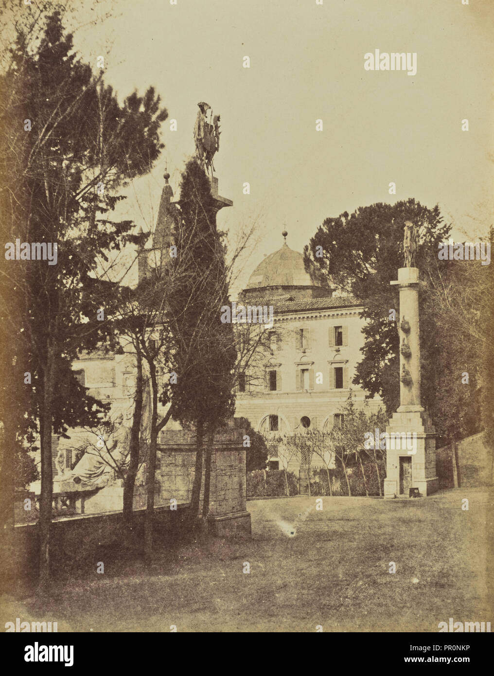 Ascent to Monte Pincio, Rome; Mrs. Jane St. John, British, 1803 - 1882 ...