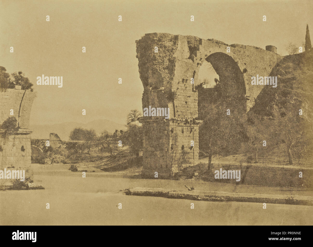 Bridge of Augustus, Narni; Mrs. Jane St. John, British, 1803 - 1882 ...