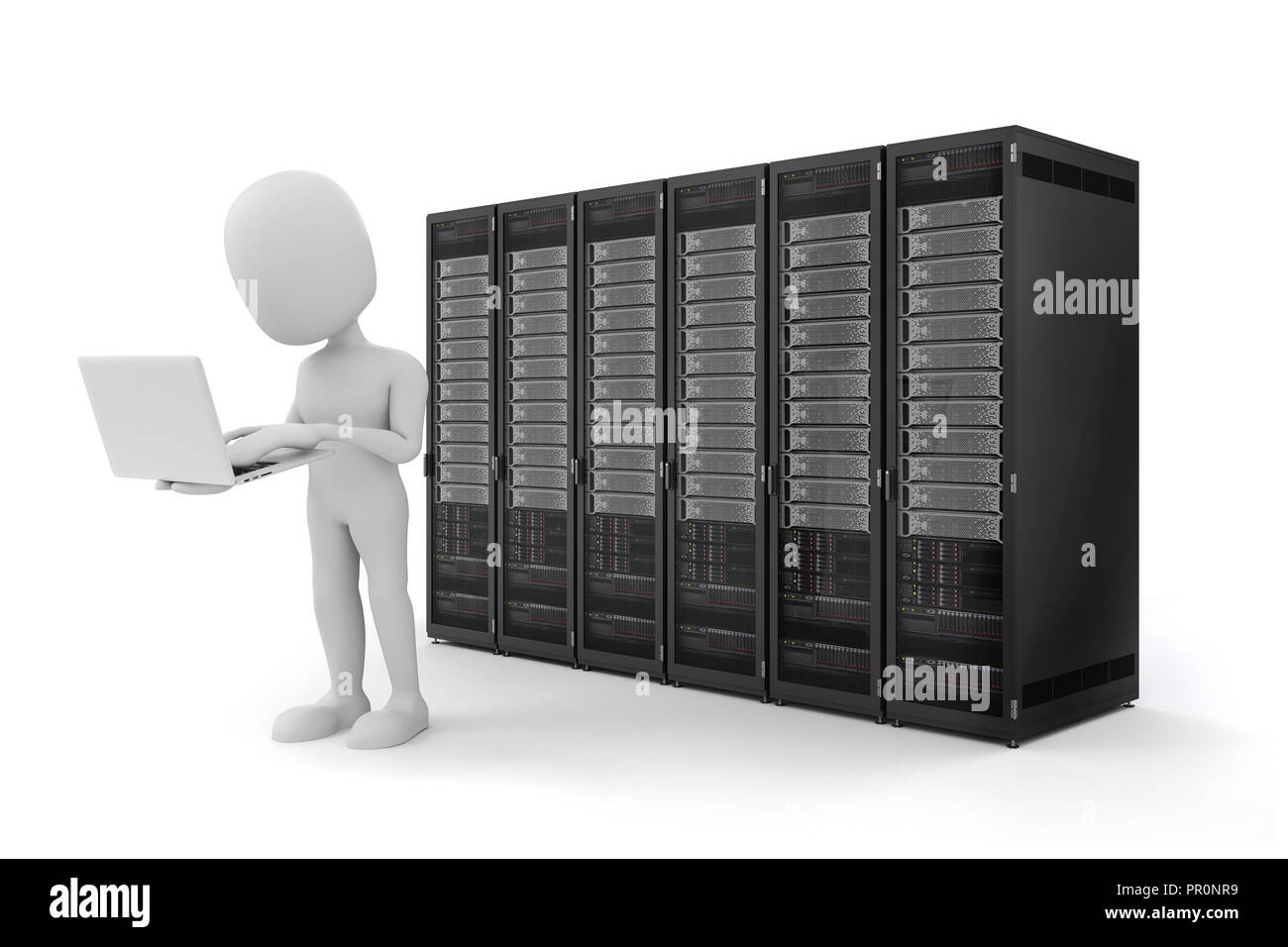 Server support maintenance system Cut Out Stock Images & Pictures - Alamy