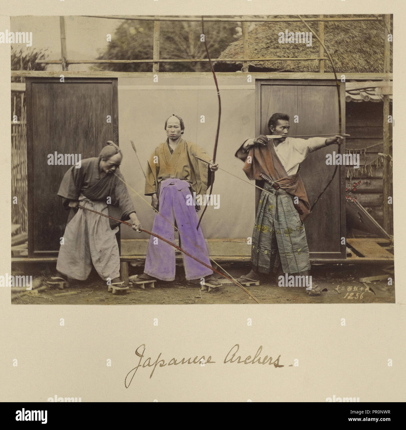 Japanese Archers; Shinichi Suzuki, Japanese, 1835 - 1919, Japan; about ...