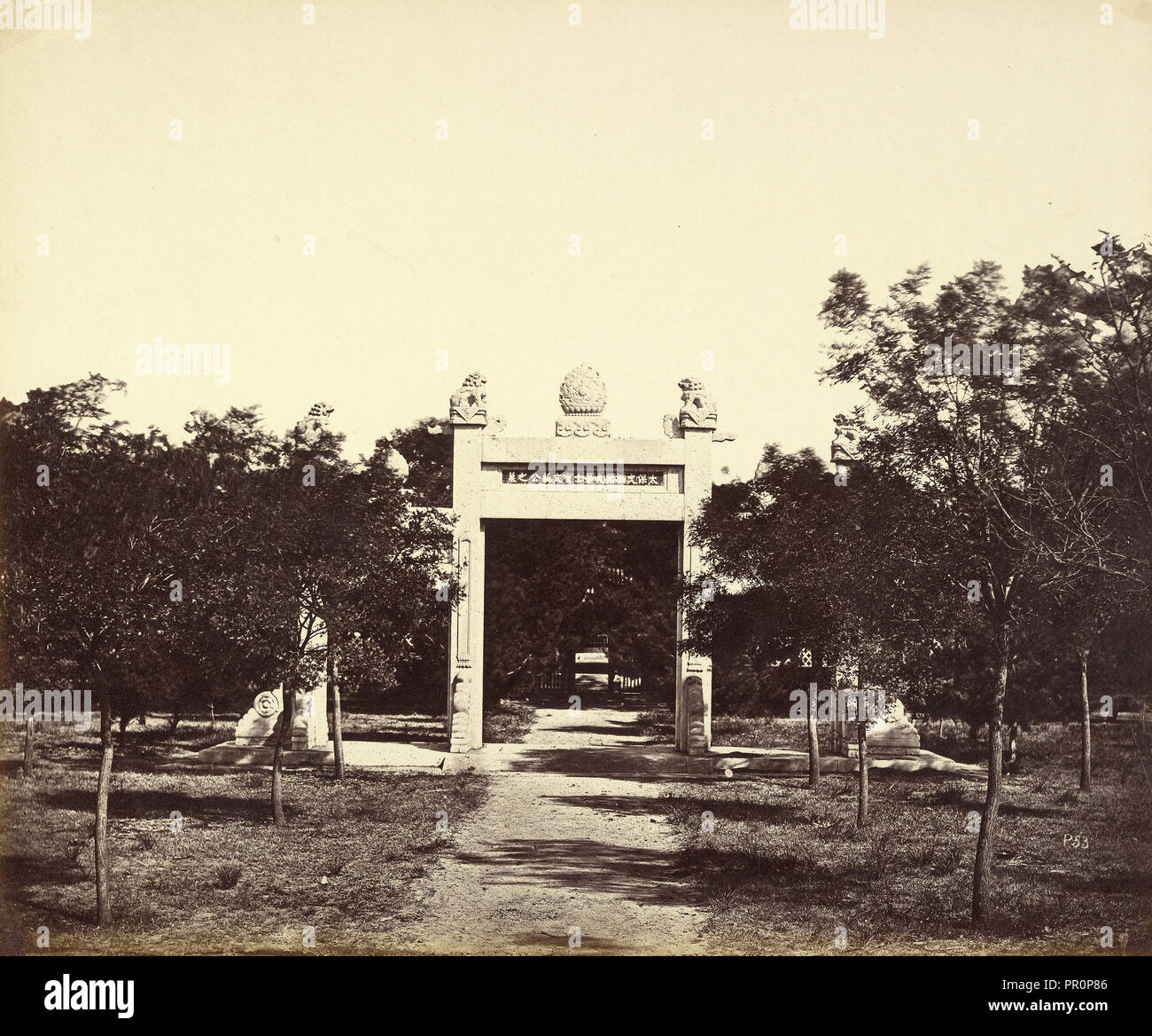 Tomb near Pa-lu-chian, the Scene of the Commencement of the Attack ...