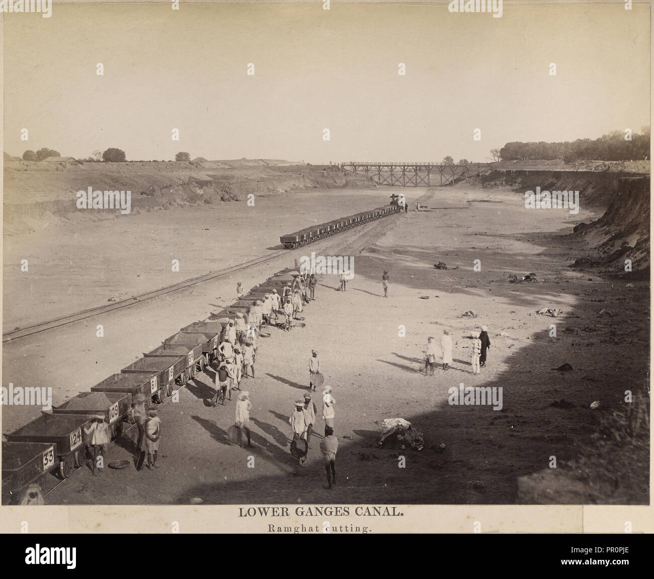 Lower Ganges Canal, Ramghat cutting; possibly G.W. Woodcroft, British ...