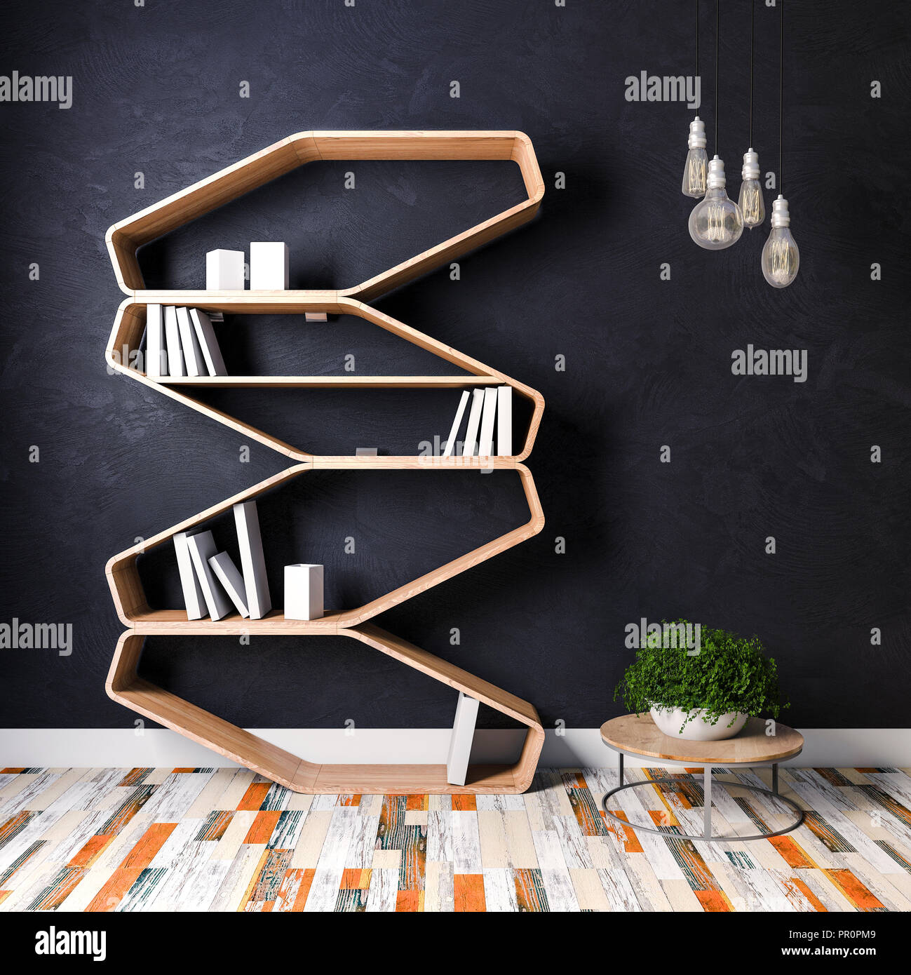 Beautiful clean interior setup Stock Photo - Alamy