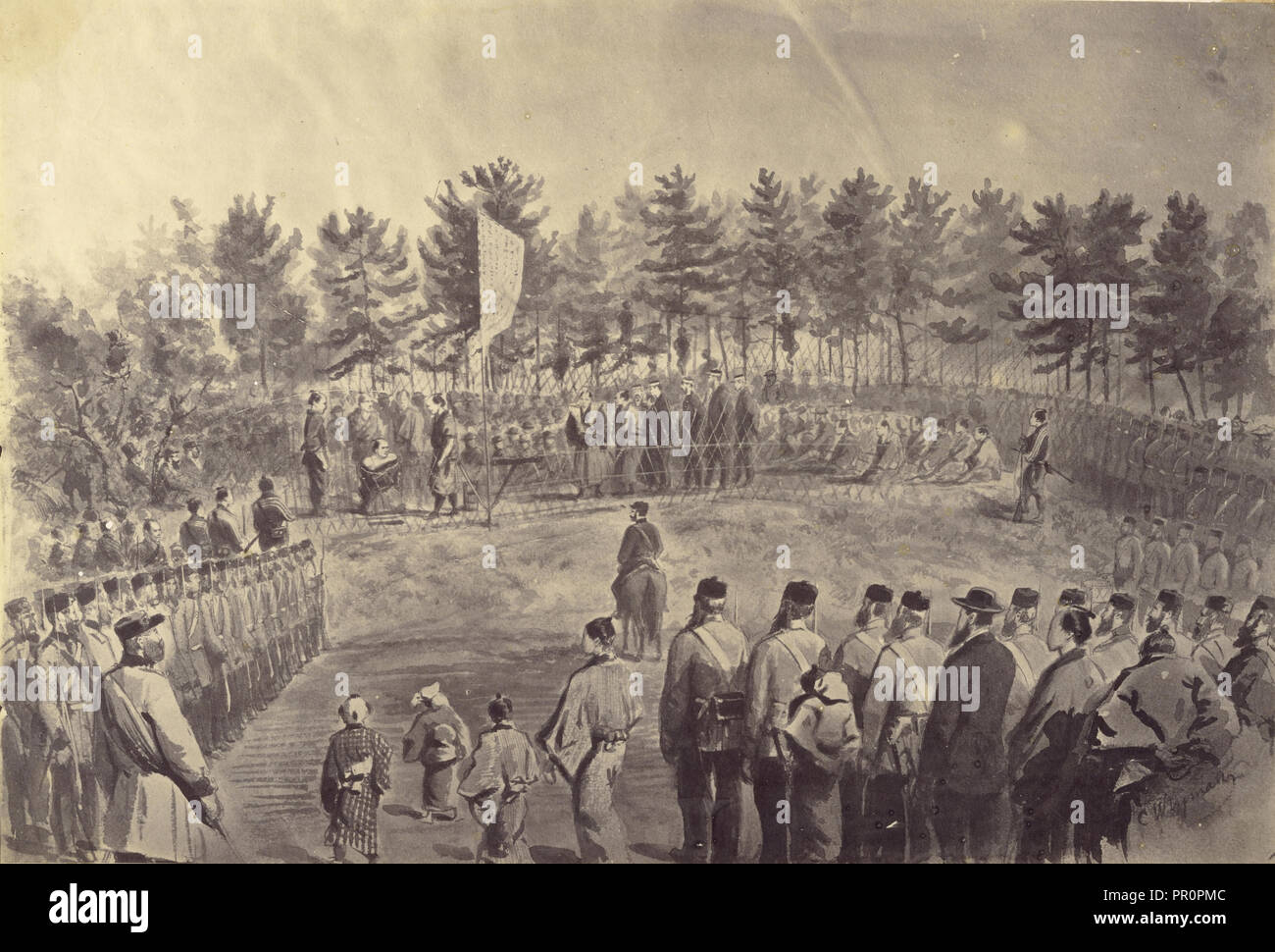 Execution drawing hi-res stock photography and images - Alamy