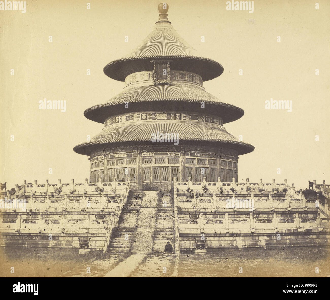 Sacred Temple of Heaven Where the Emperor Sacrifices Once a Year in the ...