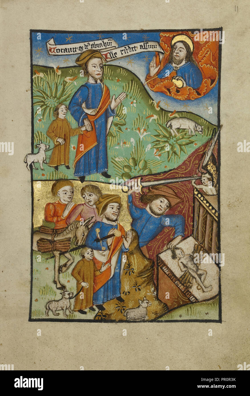 The Sacrifice of Isaac; Norfolk perhaps, written, East Anglia, England ...