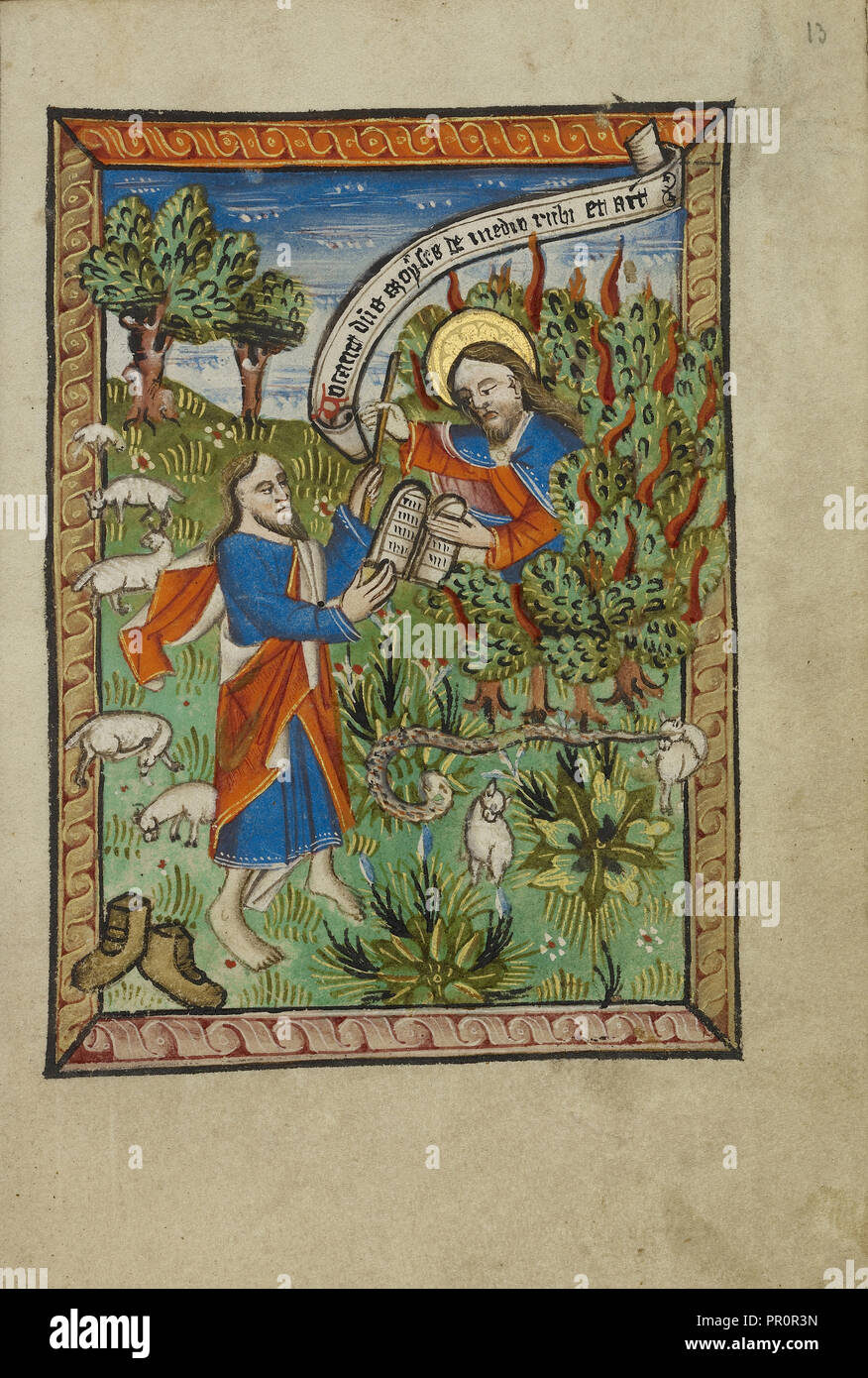 The Burning Bush; Norfolk perhaps, written, East Anglia, England ...