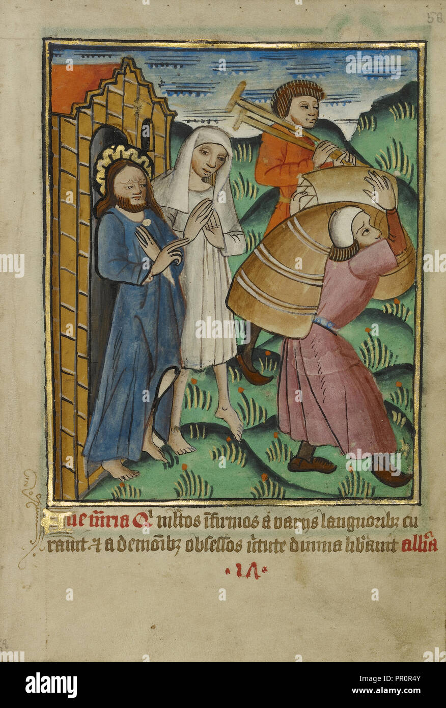 Christ as a Healer; Norfolk perhaps, written, East Anglia, England ...