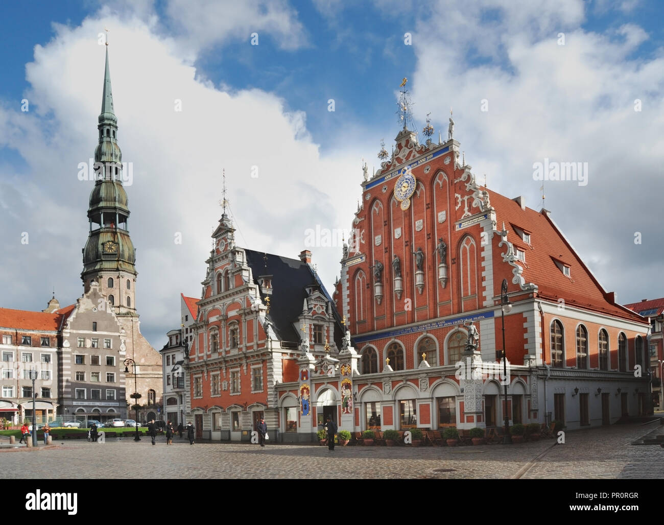 Town hall square in Riga. Latvia Stock Photo - Alamy