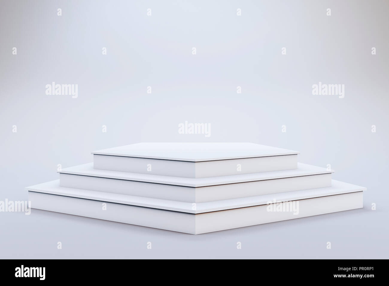 3d template of blank empty podium stage Stock Photo - Alamy
