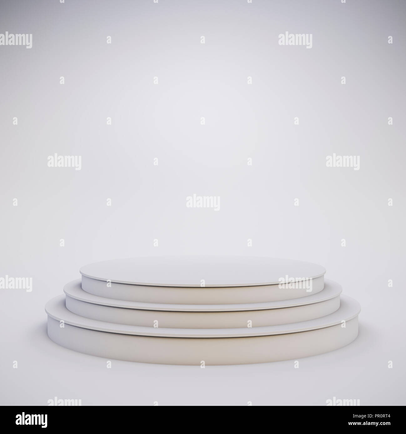 3d template of blank empty podium stage Stock Photo - Alamy