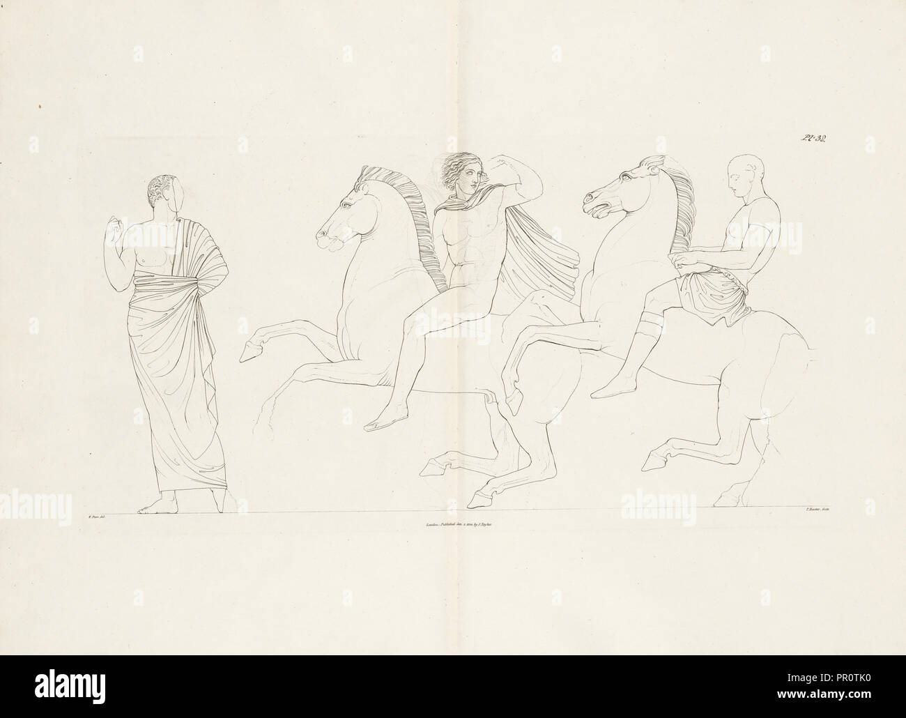 Sculpture at the West End, The Elgin marbles from the Temple of Minerva ...