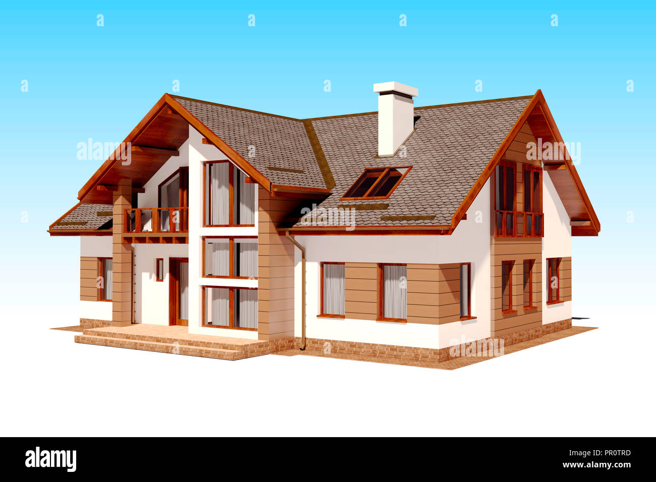 Rendered house plan hi-res stock photography and images - Alamy