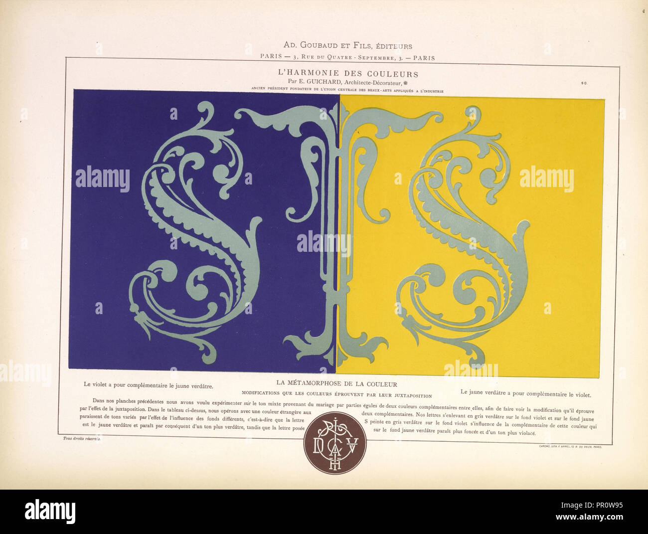 Complimentary colors purple and yellow, L'harmonie des couleurs ...
