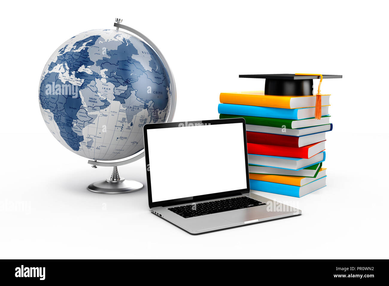 Desktop pc concept illustration Cut Out Stock Images & Pictures - Alamy